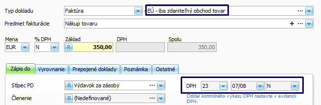 Registrácia podľa § 7 alebo 7a zákona o DPH | KROS